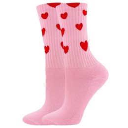 Ewers Socks 'Hearts' female Pink size 39-41