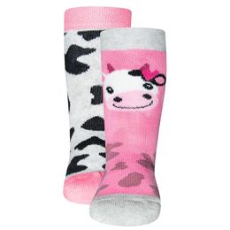 Ewers Socks 'Kuh' girl Mixed colors size 21-22