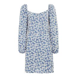 Jimmy Sanders Sommerkleid Damen Größe 36 blau / schwarz / weiß