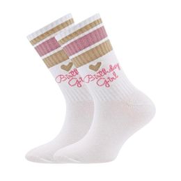 Ewers Socks 'Birthday Girl' girl White size 23-26