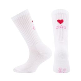 Ewers Socks 'Ciao Amore' girl White size 27-30