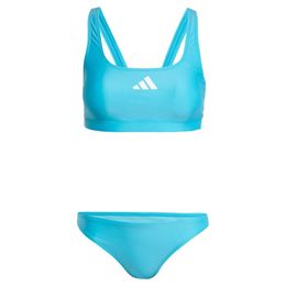 adidas Performance Active Swimsuit '3-Stripes V-Back' female Blue size 48
