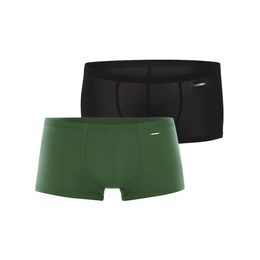 Olaf Benz Boxershorts 'RED0965' Herren Größe XXL grün / schwarz