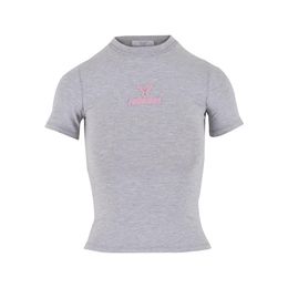 Felicious T-Shirt Damen Gr&ouml;&szlig;e S graumeliert / rosa