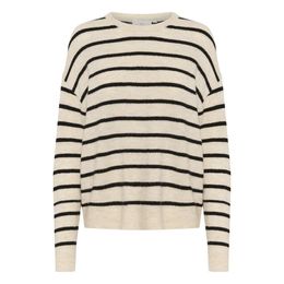Kaffe Pullover 'KA Lida' Damen Größe S beigemeliert / schwarz