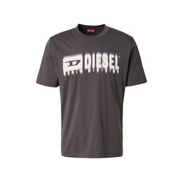 Diesel T-Shirt 'T-ADJUST-Q7' Herren Gr&ouml;&szlig;e XXXL anthrazit / wei&szlig;