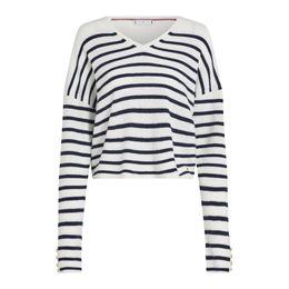 Tommy Hilfiger Pullover Damen Größe XXXL marine / weiß
