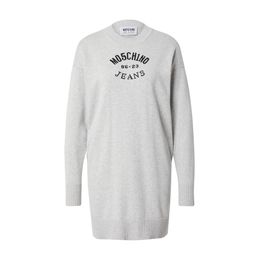 Moschino Jeans Kleid Damen Größe M graumeliert / schwarz