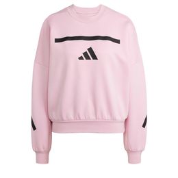 adidas Sportswear Sportsweatshirt 'Z.N.E.' Damen Größe XS/S rosa / schwarz