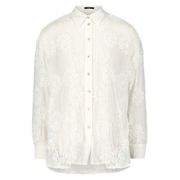 Zero Bluse Damen Größe M weiß