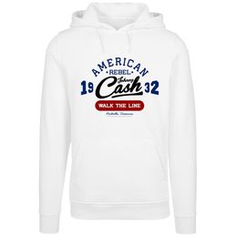 F4NT4STIC Sweatshirt 'Johnny Cash Music Walk the Line' Damen Gr&ouml;&szlig;e L dunkelblau / rot / wei&szlig;