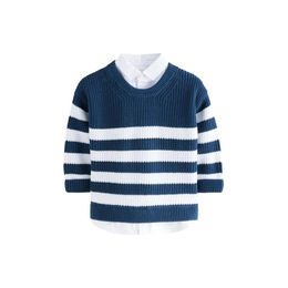 next Pullover Jungen Gr&ouml;&szlig;e 68 navy / wei&szlig;