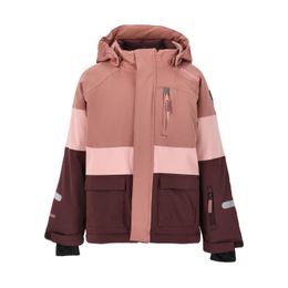 Skijacke ZIGZAG "Taylora" Gr. 116, rosa (rosa, pastell), Herren, 90% Polyester, 10% Elasthan, mehrfarbig, Jacken, mit wind- und wasserdichter TPU-Membran