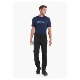 Mendler Zip-away-Hose SCHÖFFEL "Pants Folkstone Zip Off" Gr. 106, Normalgrößen, grau (9830, grau), Herren, Oberstoff: 89% Nylon 11% Elasthan, Hosen