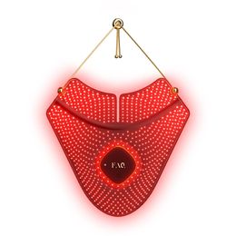 FAQ Lichttherapiegerät "FAQ 211 Silicone LED Neck & Décolleté Mask", transparent, Kunststoff, B:19,8cm L:18,3cm T:3,6cm, Lichttherapiegeräte,
