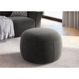 Sit & More Hocker SIT & MORE, B:64cm, grau, Samtoptik (100% Polyester);Soft clean (98% Polyester, 2% Polyamid);Struktur fein (100% Polyester), Büro, Hocker,