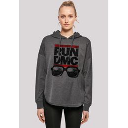 F4NT4STIC Damen Sweatshirt "Run DMC Hip-Hop Music Band NYC", grau, Gr. S, Obermaterial: 100% Baumwolle, Sweatshirts, Musik,Band,Logo