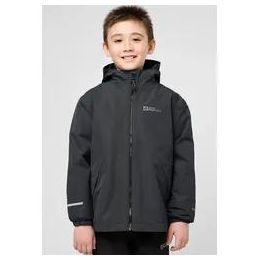 3-in-1-Funktionsjacke Jack Wolfskin "ICELAND 3IN1 JACKET K", Kinder, Gr. 128, grau (phantom), Hauptmaterial: 100% Polyester; Kontrast: 100% Polyester; Futter: 100% Polyester (recycled); Innenmaterial: 100% Polyester (recycled); Futter: 100% Polyester (recycled), Jacken