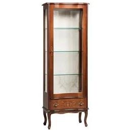 Vitrine Home Affaire "PUCCINI 560", braun (nussfarben), Schränke, Höhe 170 cm