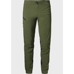 Schöffel Outdoorhose SCHÖFFEL "Pants Hestad Light M" Gr. 50, Normalgrößen, grün (6737, grün), Herren, Oberstoff : 85% Nylon 15% Elasthan Oberstoff Einsatz: 78% Nylon 22% Elasthan, Hosen