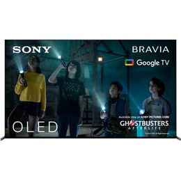 Sony OLED-Fernseher, Smart-TV, TRILUMINOS PRO, BRAVIA CORE, mit exklusiven PS5-Features, F (A-G), Fernseher, schwarz (titanschwarz), 83