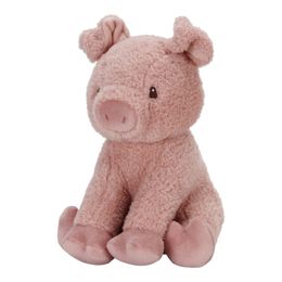 Little Dutch Kuscheltier, Plüschtier, Stofftier Schwein - Little Farm, aus weichem Stoff - Perfekt zum Spielen & Schmusen, 25cm