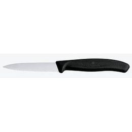 Victorinox Gemüsemesser Swiss Classic silber, schwarz glänzend, Klinge: 8,0 cm