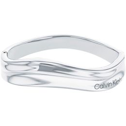 Armreif Calvin Klein "ELEMENTAL, 35000641, 35000642", silber (edelstahlfarben), Armbänder, Damen, Edelstahl