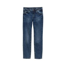 Tom Tailor Damen Alexa Straight Jeans mit Bio-Baumwolle, blau, Uni, Gr. 26/30