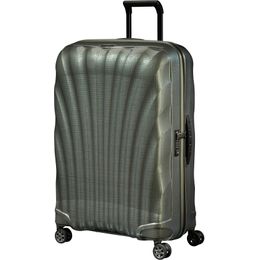 Hartschalen-Trolley Samsonite "C-LITE 75" Gr. B/H/T: 51cm x 75cm x 31cm 94 l, grün (metallic grün), Polypropylen, unifarben, Koffer, Reisekoffer Aufgabegepäck Trolley TSA-Zahlenschloss Made in Europe