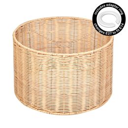 hofstein Almogarve Lampenschirm 35 cm Naturfarben