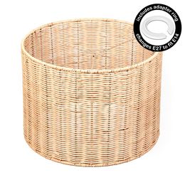 hofstein Cavaca Lampenschirm 40 cm Naturfarben