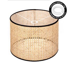 hofstein Ramila Lampenschirm 40 cm beige, Schwarz