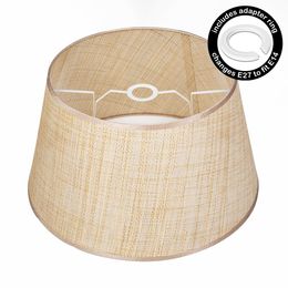 hofstein Sabadim Lampenschirm 45 cm Naturfarben