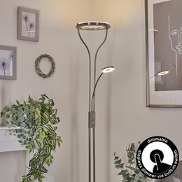 hofstein Donna Stehleuchte LED Nickel-Matt, 2-flammig