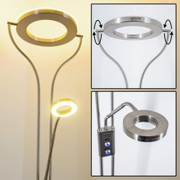 hofstein Donna Deckenfluter LED Nickel-Matt, 1-flammig