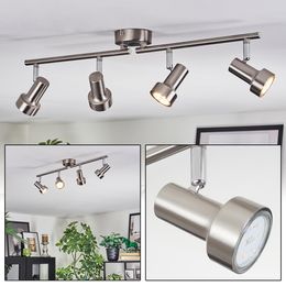 hofstein Edain Deckenleuchte LED Chrom, Nickel-Matt, 4-flammig
