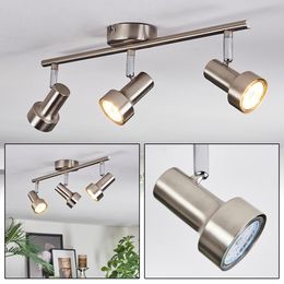 hofstein Edain Deckenleuchte LED Chrom, Nickel-Matt, 3-flammig