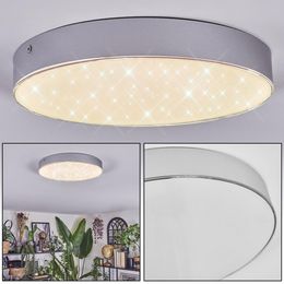 hofstein Elmar Deckenleuchte LED Silber, 1-flammig