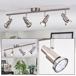 hofstein Firan Deckenleuchte LED Chrom, Nickel-Matt, 4-flammig