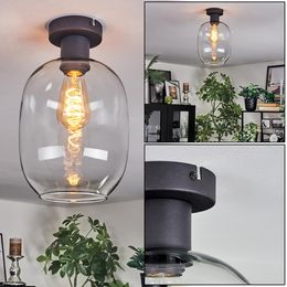 hofstein Apedo Deckenleuchte Glas 20 cm Klar, 1-flammig