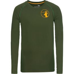 Parforce Active Funktions-Longsleeve Anti-Zecke Oliv (Gr&ouml;&szlig;e: 4XL)