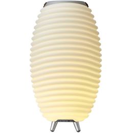 Kooduu LED Stehlampe "Synergy 50", weiß, Ø 31,70cm H: 56,30cm, Lampen, Hygge-Design, Bluetooth Lautsprecher, Sektkühler, TWS Stereo Sound