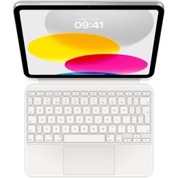 Apple iPad Magic Keyboard Folio (iPad nicht inbegriffen) 10.9" (2022) - Weiß - QWERTY - Englisch (UK)