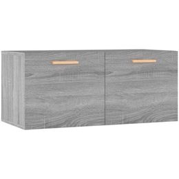 Wandschrank Badschrank Grau Sonoma 80x35x36,5 cm Holzwerkstoff vidaXL