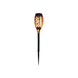 Highsam - Solarlampen 12 led 54cm Flackerlicht Outdoor Gartendeko