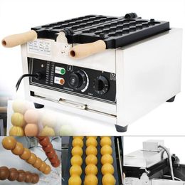 Gojoy - Waffeleisen für 6 Stielwaffeln mit Edelstahl Gehäuse Waffeleisen für Waffelsticks 1500W Waffelautomat Waffelmaschine Waffle Maker mit