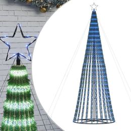 LED Weihnachtsbaum 688 LEDs Blau 300 cm vidaXL