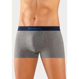 Bench. Herren Boxer, olivgr&uuml;n-gestreift, olivgr&uuml;n, grau-meliert, navy, Gr&ouml;&szlig;e S