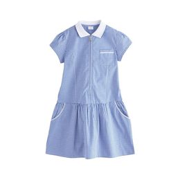 next Kleid M&auml;dchen Gr&ouml;&szlig;e 116 blau / hellblau / wei&szlig;